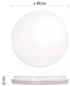 Emos lighting LED přisazené svítidlo TORI, ø 400mm, 36W, 4000K