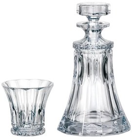 Crystalite Bohemia Wellington whisky set 2+1