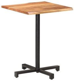 Bistro stůl Dansey - s živými hranami - akáciové dřevo | 60x60x75 cm