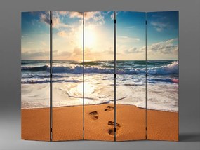 Liox Paraván stopy na pláži Rozměr: 225 x 180 cm