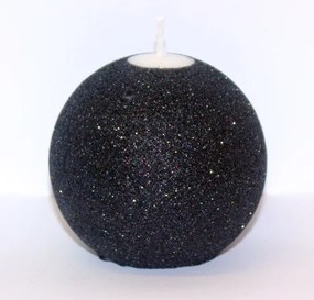 Svíčka Glamour koule 8 černá