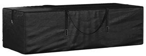 Úložný vak na zahradní podušky černý 135x40x55 cm polyethylen 319345