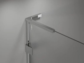Mexen, Mexen Lunar L sprchová stěna pravá 60 x 200 cm, průhledná 8 mm, chrom - 830L-060-000-01-00-P