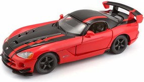 Bburago dodge viper srt 10 acr 1:24 červená