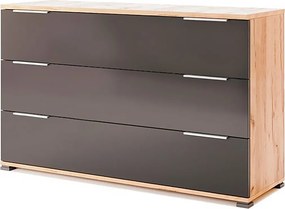 Komoda 3šu Lava / dub kraft Luna