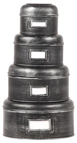 Úložné boxy a koše - černá - kov- S -13x13x10 cm
