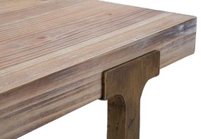 Designový jídelní stůl Nalanie 80 cm hnědý