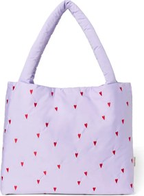 Studio Noos Puffy Mom Bag Purple Hearts