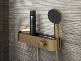 Hansgrohe ShowerTablet Select, termostatická sprchová baterie 400 na zeď, kartáčovaný bronz, HAN-24360140
