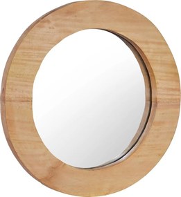 vidaXL Nástěnné zrcadlo 40 cm teak kulaté [288805]