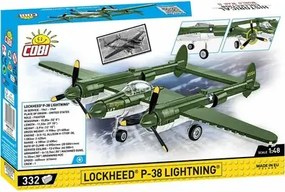 COBI 5882 II WW Lockheed P-38 Lightning / 332 kostek / 1:48 / od 7 let