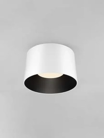 LED bílo-černé moderní stropní svítidlo Atil
