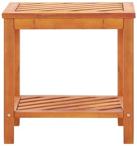 Odkládací stolek z masivního akáciového dřeva 45 x 33 x 45 cm - Default Title