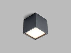 Stropní minimalistické LED svítidlo CUBE - antracit