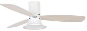 Lucci Air 210661-LED Stmívatelný ventilátor FLUSSO 1xGX53/18W/230V dřevo/bílá+DO