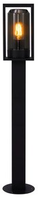 Černý zahradní sloupek Griffin pro žárovku E27 80cm  - Nordlux