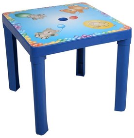 Dětský zahradní nábytek - Plastový stůl modrý Barva: modrá