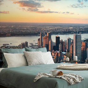 Samolepící fototapeta panoráma města New York - 225x150 cm