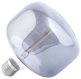 OnaDnes -20% Kouřově šedá dekorativní LED žárovka ZUIVER HAZY E27 14 cm
