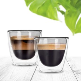 Skleněné hrnky na espresso v sadě 2 ks 110 ml – Orion