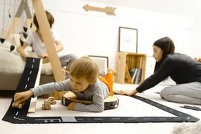 TODDLEROAD 2072 MINI PARKOVIŠTĚ - flexibilní silnice - 3 silikonové pu