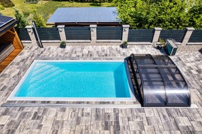 Přelivový bazén QBIG BENEFIT 3,5 x 7 x 1,5 m - Bílý