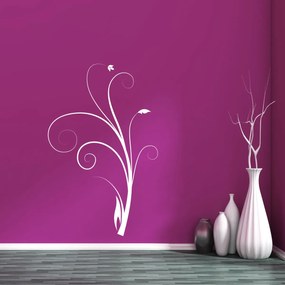 Samolepka na zeď- Floral (60x38 cm) - PopyDesign