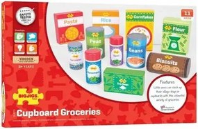 Bigjigs Toys Sada trvanlivých potravin / od 3 let