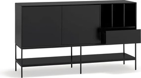Černá komoda 166x98x45 cm Platt – Teulat