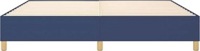 Rám postele s boxspringem modrý 200 x 200 cm textil 3120991