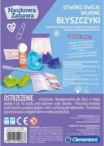 Sada na výrobu lesků Clementoni 50066 Science Fun Lab