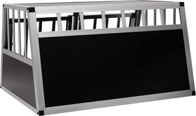 Klec pro psy s dvěma dvířky 89 x 69 x 50 cm 170667