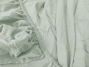Jersey prostěradlo světle mentolové 90 x 200 cm