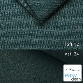 Sedací souprava COOL III | 191x350x191 cm | rozkládací + 2x úložný prostor | tyrkysová 12/24