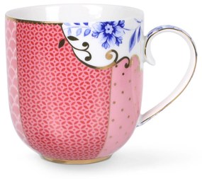 Pip Studio Royal Multi hrnek 230ml, růžový (Porcelánový hrnek)