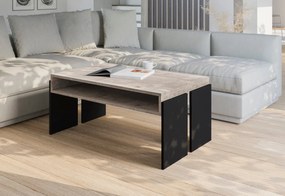 Prospero Konferenční stolek RUMBA Barva: K350 platinum grange oak/černá 100cm