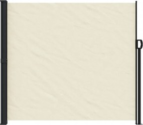 vidaXL Zatahovací boční markýza 180 x 300 cm [4004342] Barva: Bílá