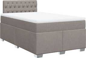 Box spring postel s matrací taupe 120x200 cm textil 3288166