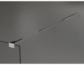 Mexen Kioto sprchová zástěna 90x200 cm 8 mm, chromový profil, sklo efekt námrázy, 800-090-101-01-30