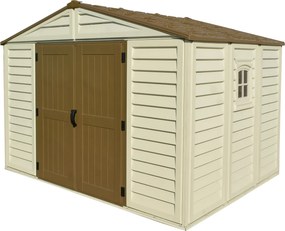 DURAMAX Zahradní domek Duramax WoodBridge Plus 7,6m2 + podlahová konstrukce (model 40214 -10,5x8´)