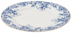 Clayre & Eef - porcelánový dezertní talíř BLUE FLOWERS BFLDP