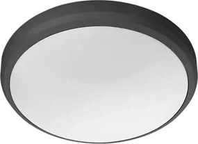 Philips Doris černá / Venkovní přisazené LED svítidlo / 6W / 600 lm /