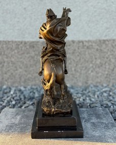Bronzová socha - Napoleon na koni figurka vojevůdce
