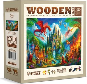 Wooden city dřevěné puzzle - fantasy zámek 1010 dílků