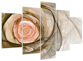 Moderní obraz růže (150x105 cm)