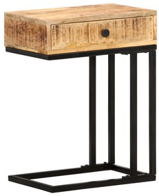 Odkládací stolek ve tvaru U 45 x 30 x 61 cm masivní mangovník 289091