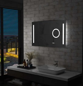 vidaXL Koupelnové zrcadlo s LED světly a dotykovým senzorem 100x60 cm [144743]