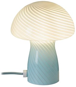 FUNGI TOWN Mini stolní lampa - sv. modrá