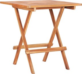 vidaXL Skládací bistro stolek 60 x 60 x 65 cm masivní teakové dřevo [48996]