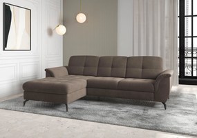 XXXLutz ROHOVÁ SEDAČKA, textil, tmavě hnědá Sit & More - Sedací soupravy - 000144013338